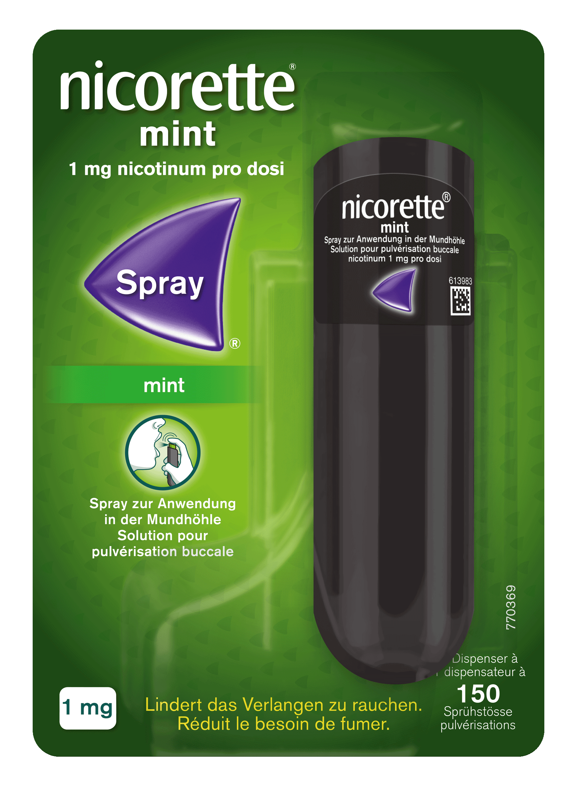 NICORETTE® Spray zur Anwendung in der Mundhöhle: Das Nikotinspray | NICORETTE®