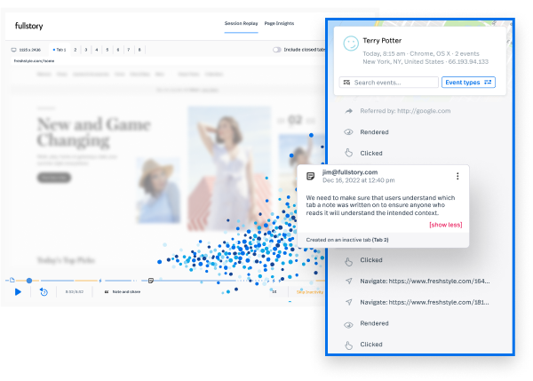 Session Replay | FullStory Digital Experience Intelligence | FullStory