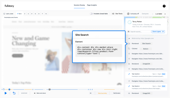 Session Replay | FullStory Digital Experience Intelligence | FullStory