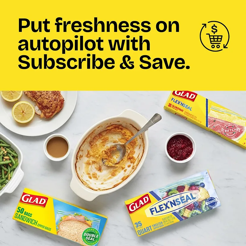 Glad® Cling 'N Seal™ Plastic Food Wrap