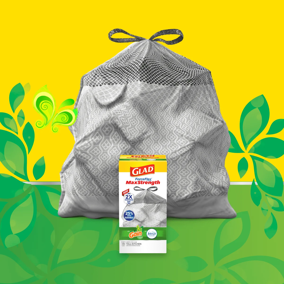 Glad® Kitchen Drawstring Trash Bags