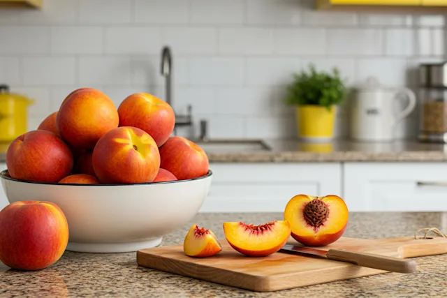 How to Freeze and Store Peaches | Glad®