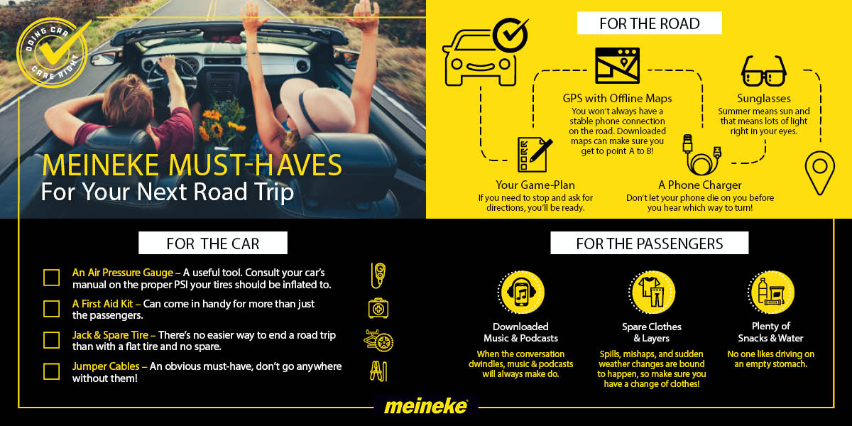 Is Your Car Road Trip Ready? - Meineke Auto Repair Blog: Car Care ...