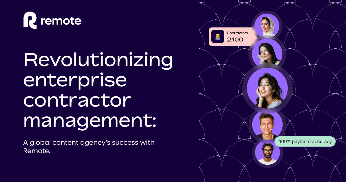 Case Study: Revolutionizing Enterprise Contractor Management | Remote