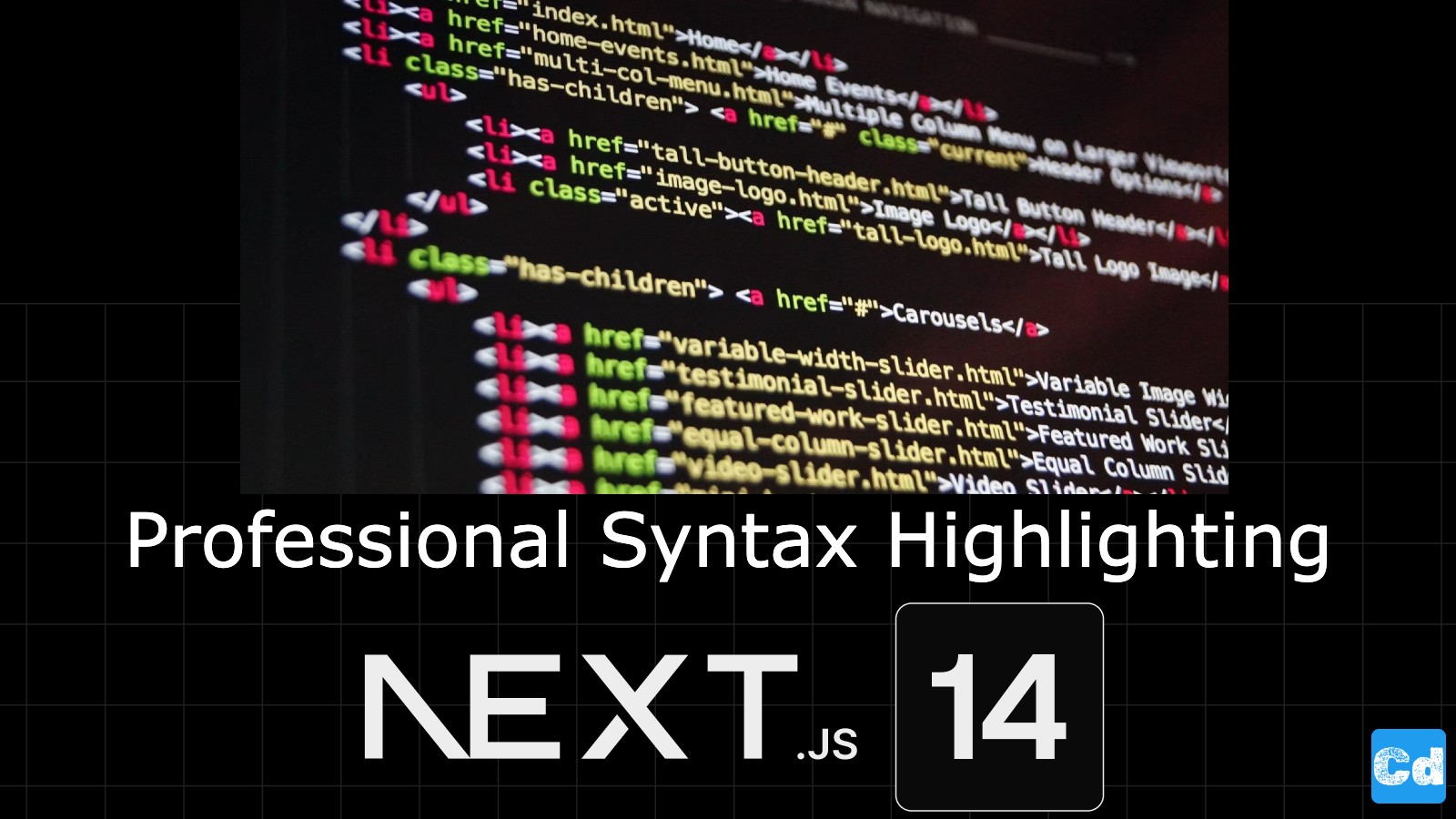 Next.js 14 - Advanced Syntax Code Highlighting