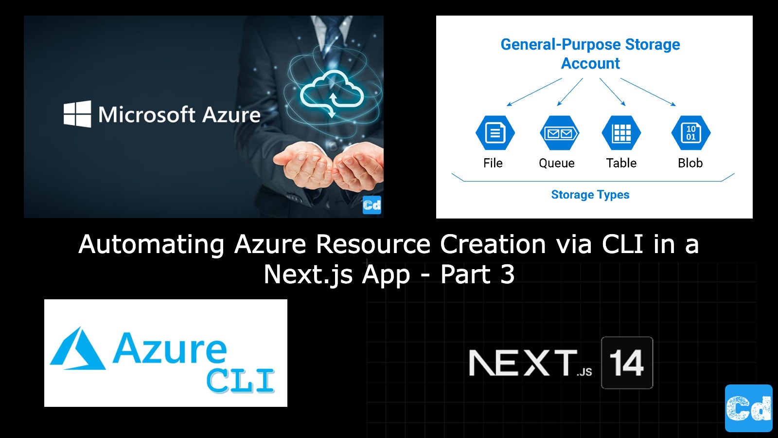 Automated creation of Azure resources via CLI in Next.js - Part 3
