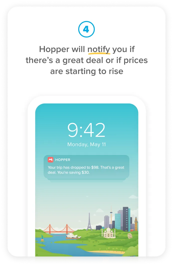 Book Travel on Mobile | Hopper