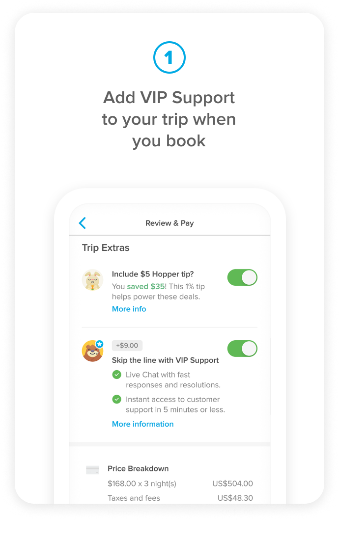 Book Travel on Mobile | Hopper