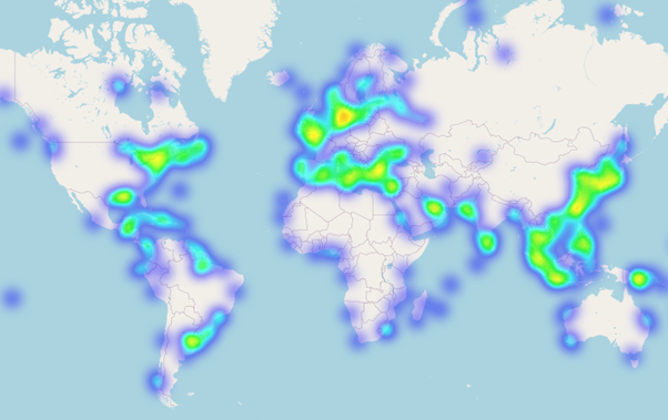 Incident hot spots global overview navigation incidents - Gard