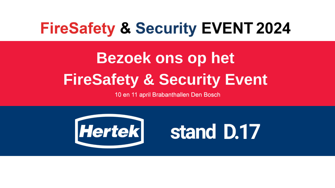 Bezoek FireSafety & Security EVENT 2024 | Hertek