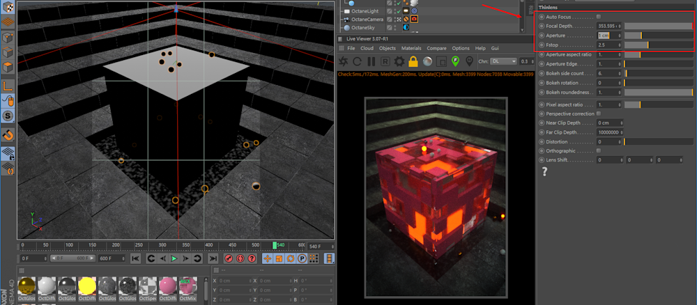 Octane For C4D Tutorial: How To Make A Strange Cube