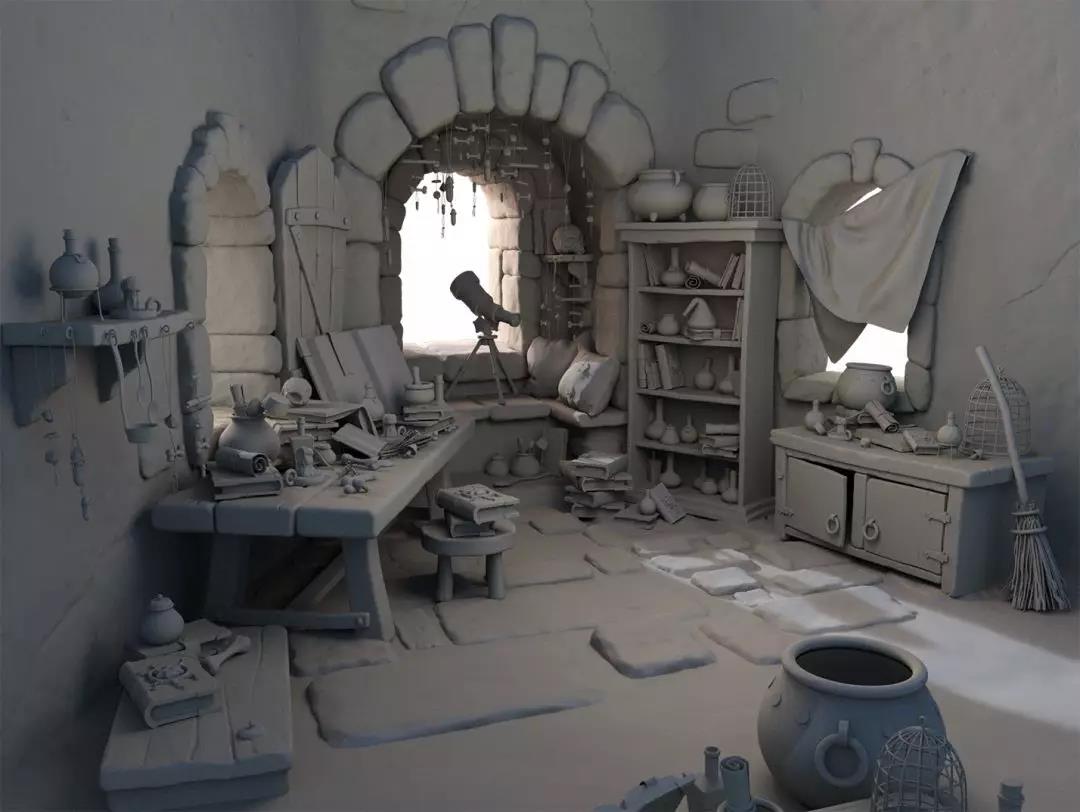 Behind the Scenes: 3D Game Scene