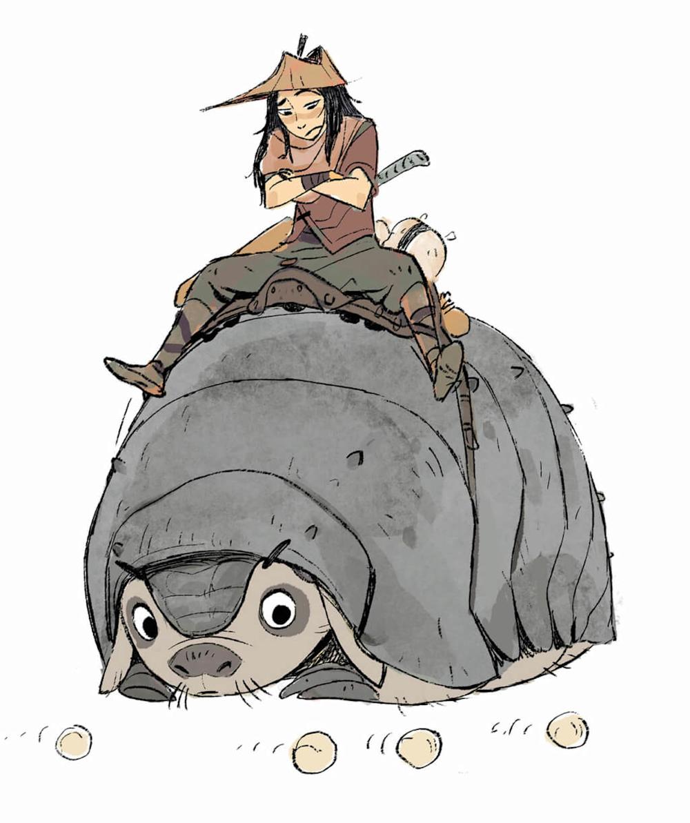 Concept Art of Raya and The Last Dragon (1)