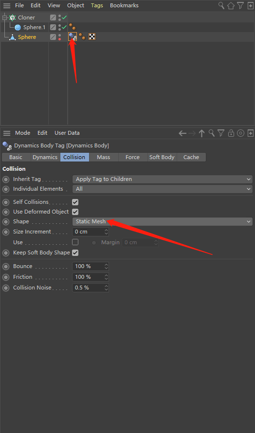 How to Make a Core-shell Structure in Cinema 4D