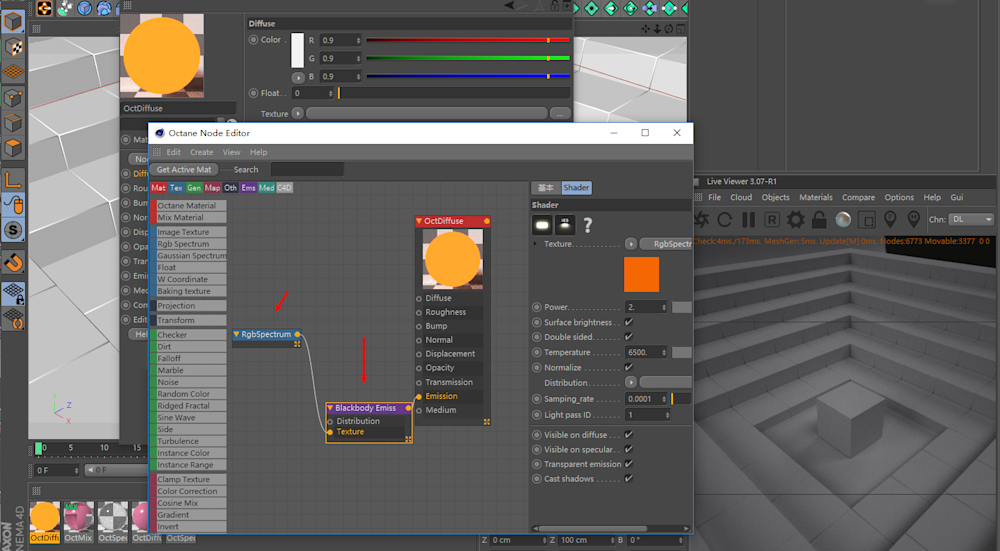 Octane For C4D Tutorial: How To Make A Strange Cube