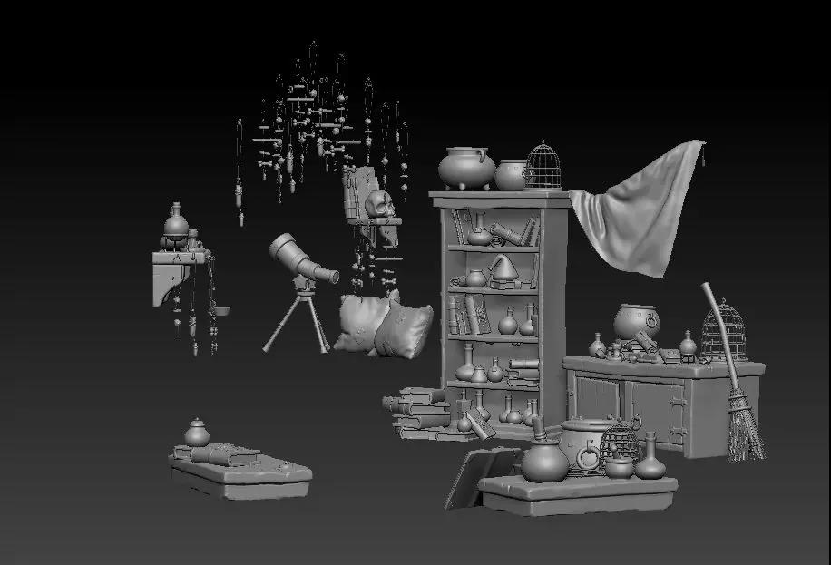 Behind the Scenes: 3D Game Scene