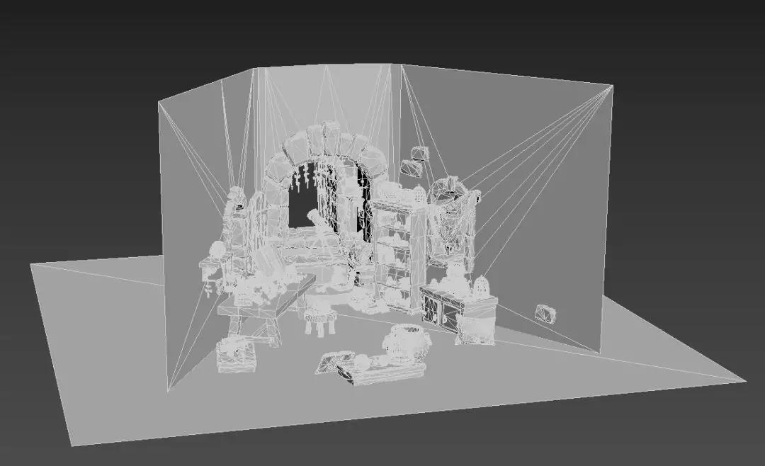 Behind the Scenes: 3D Game Scene