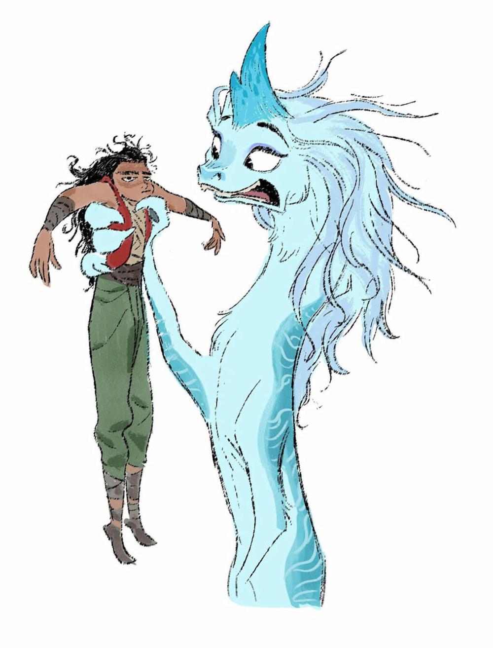 Concept Art of Raya and The Last Dragon (1)
