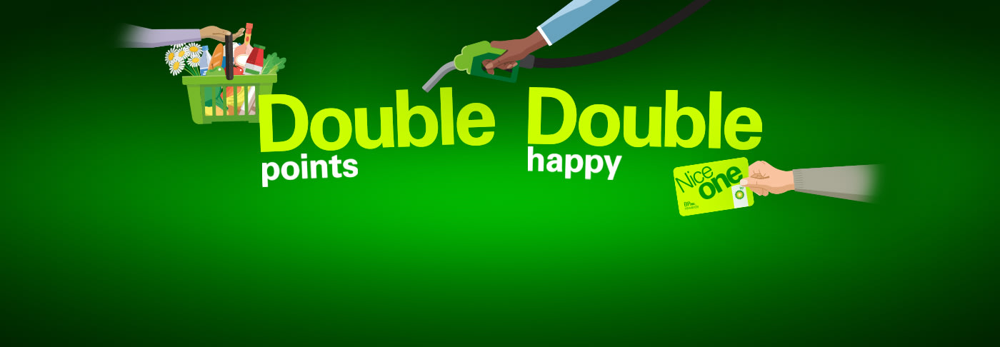 At bp, we're treating our customers to double points on fuel and shop ...