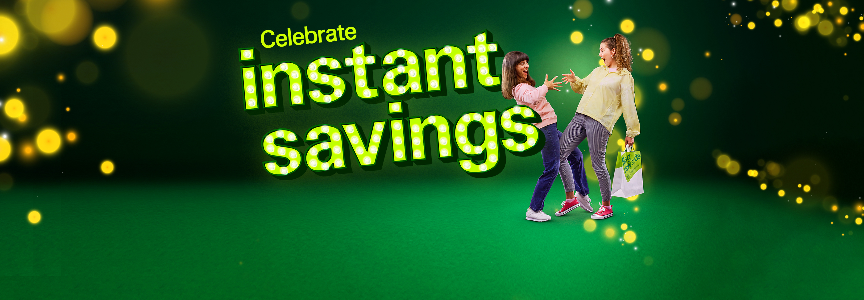 Instant Savings Banner