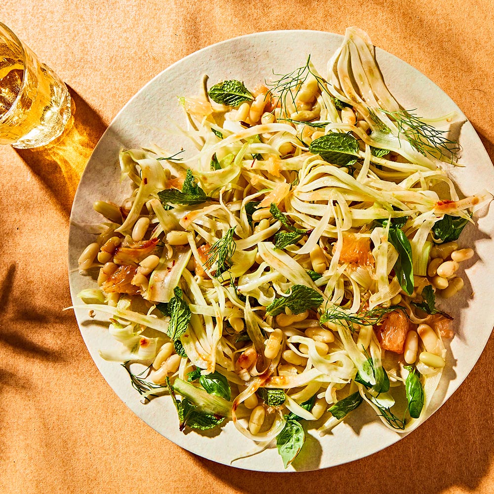 Equinox | Fennel and bean salad with grapefruit vinaigrette