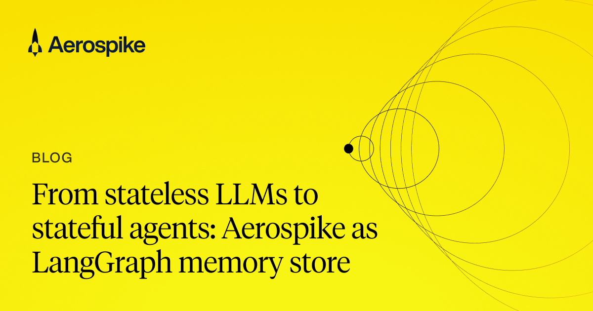 Aerospike as LangGraph Memory Store for AI Agents | Aerospike