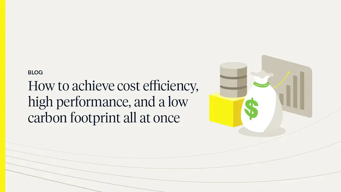 Reduce Database Carbon Footprint and Boost Performance | Aerospike