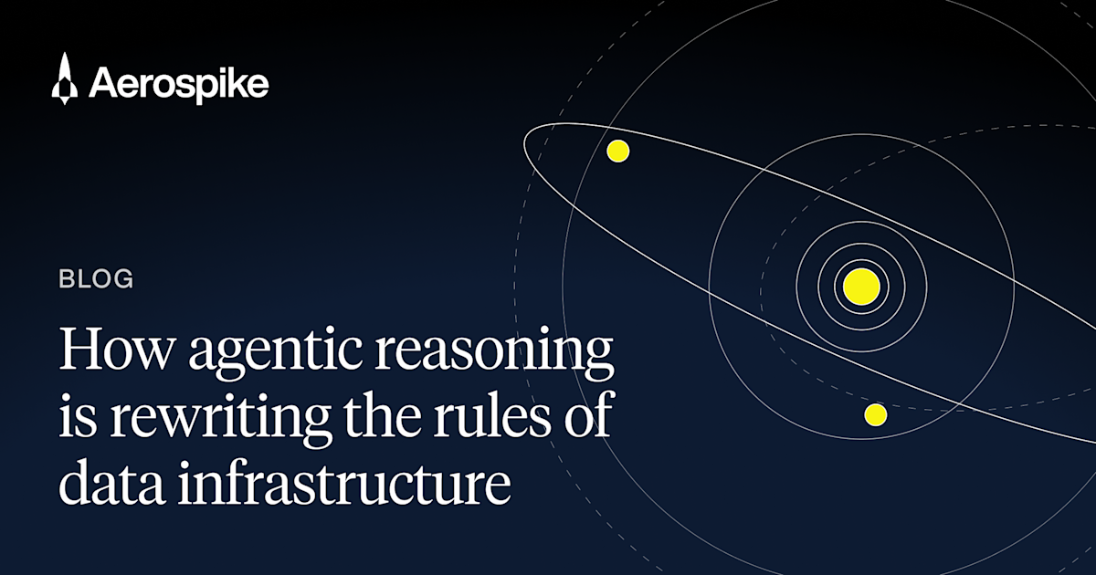 Agentic Reasoning and the Data Infrastructure Crisis | Aerospike