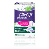 ALWAYS DISCREET Normal incontinence pads | Always Discreet