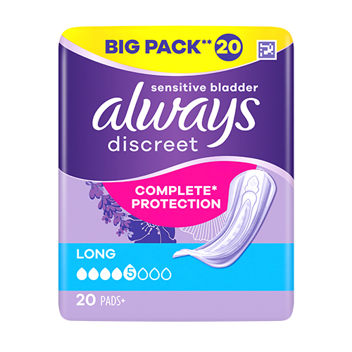 Incontinence pads Always Discreet Long Always Discreet