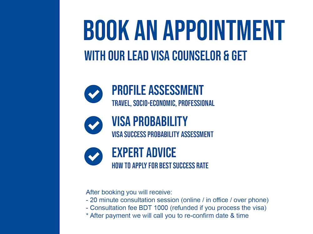 Appointment Booking | Dragon Holidays BD