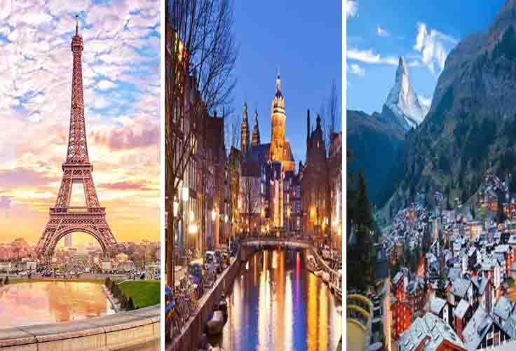 Best Paris, Amsterdam, Frankfurt, Zurich & Rome tour package from ...