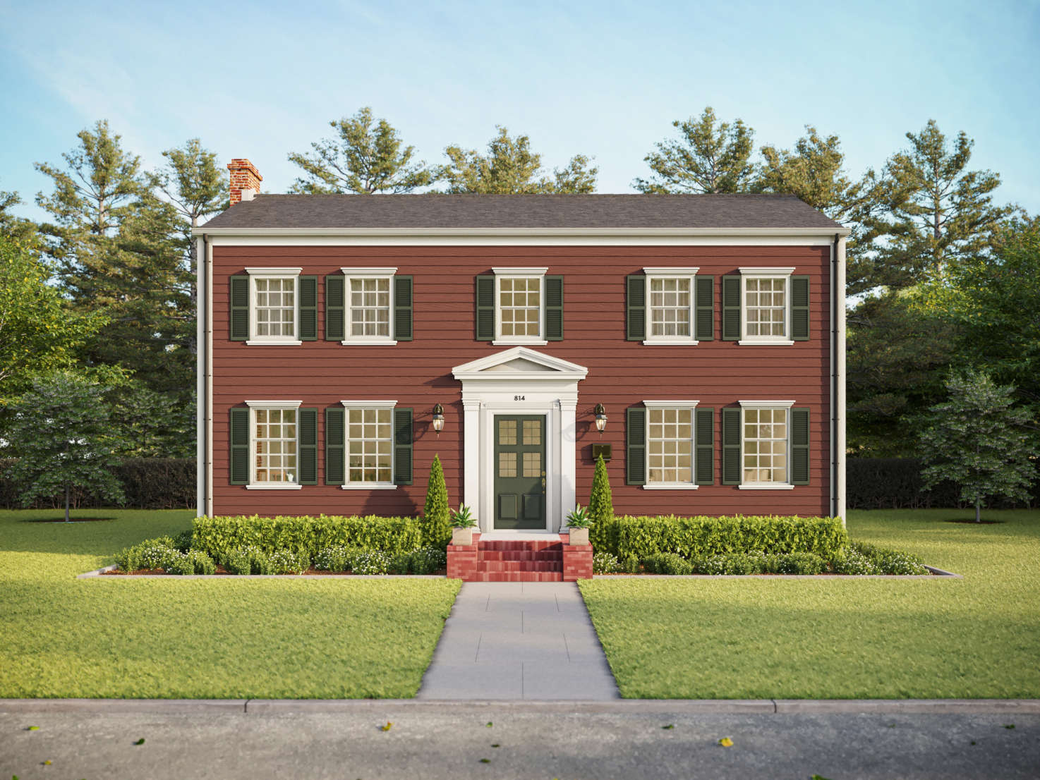 Red Colonial Houses Everything You Need To Know About Saltbox Style