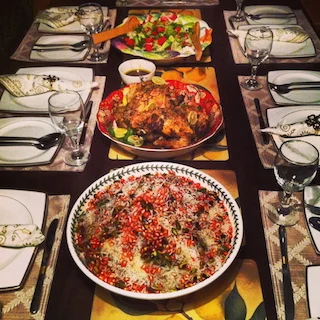 A Persian Banquet in my parents hometown of Islamabad, Pakistan