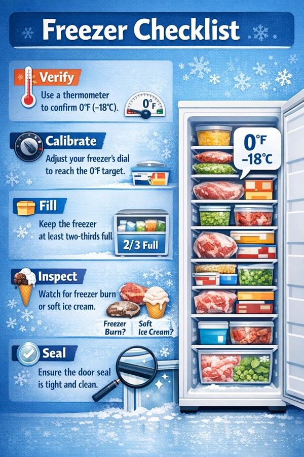 Deep Freezer Temperature: Ideal Settings & Safety