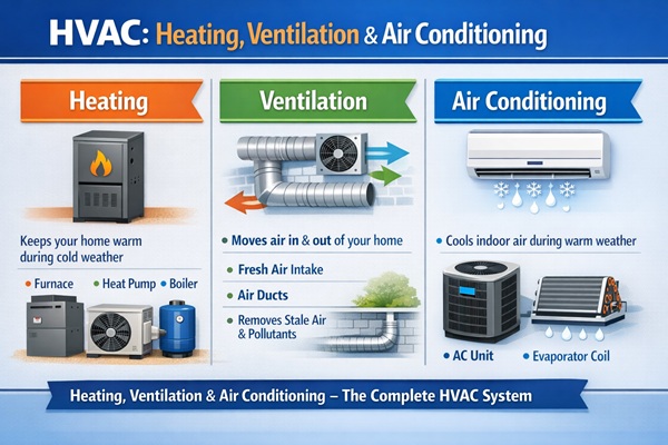 What Is HVAC? Meaning, Components & How It Works