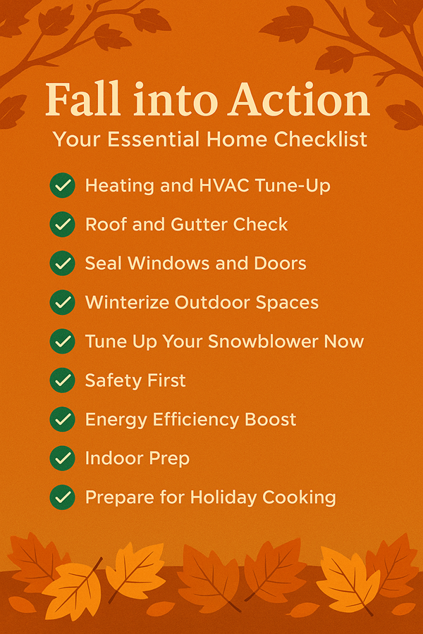Essential Fall Home Checklist: Prep for a Cozy, Safe Season