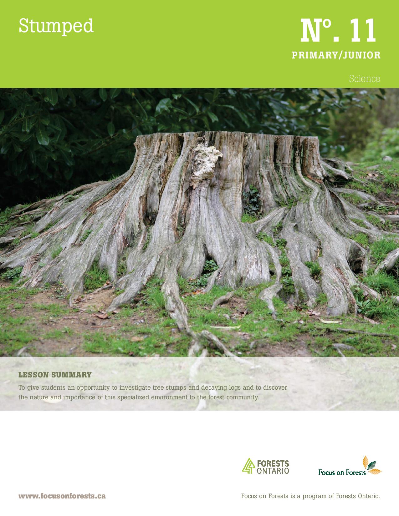 Stumped | Forests Canada