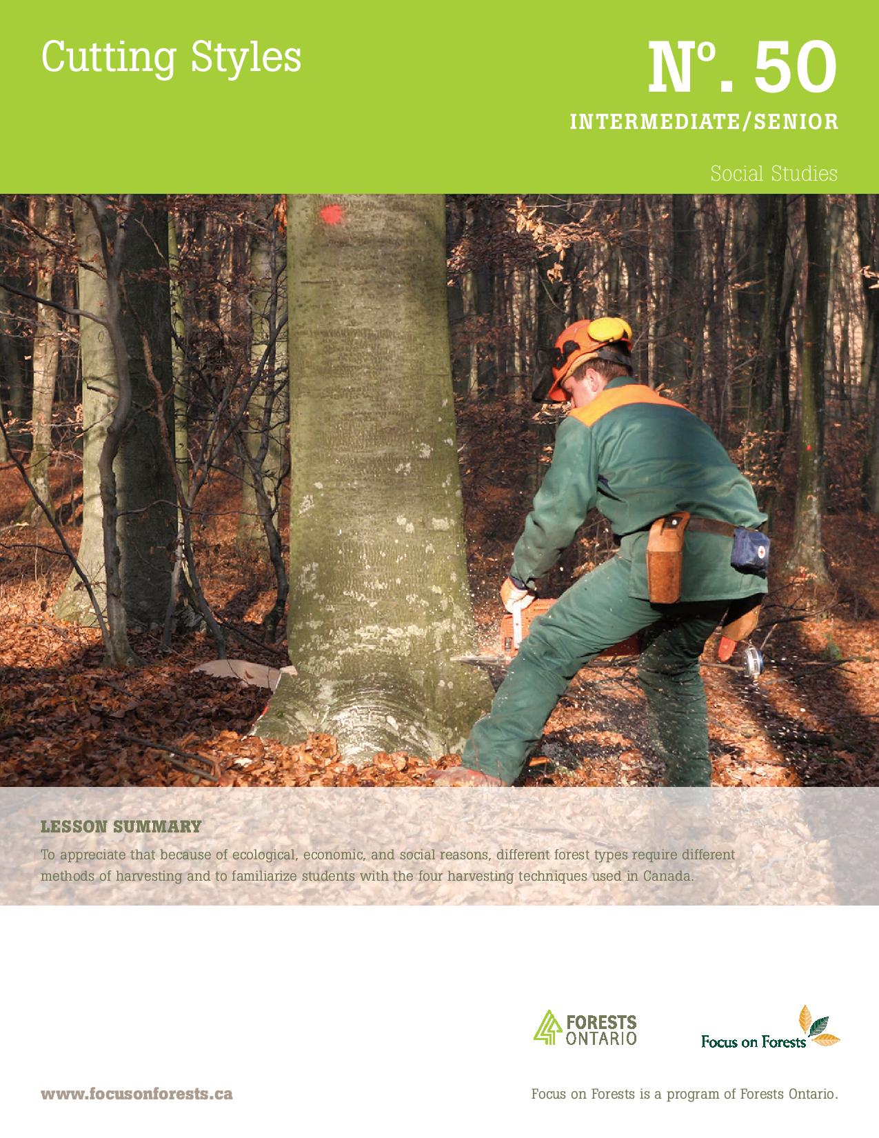 Cutting Styles | Forests Canada