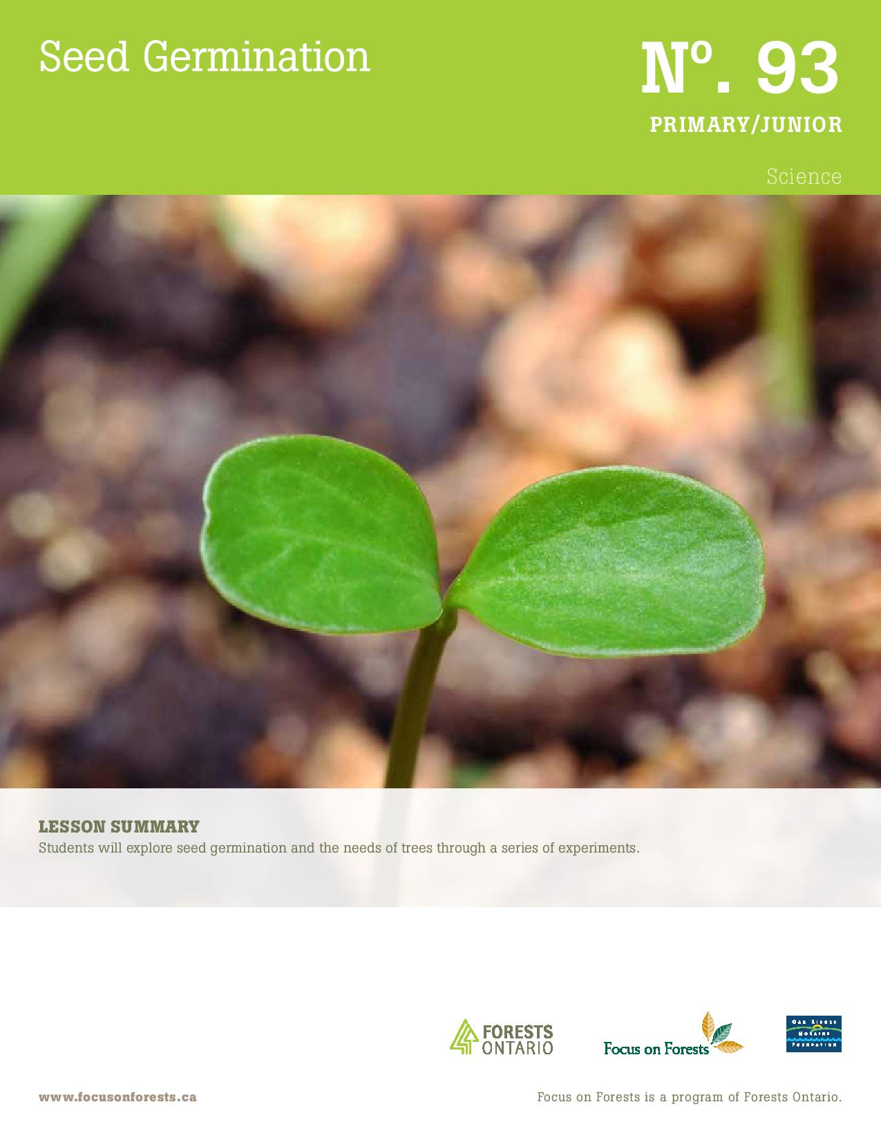 Seed Germination | Forests Canada