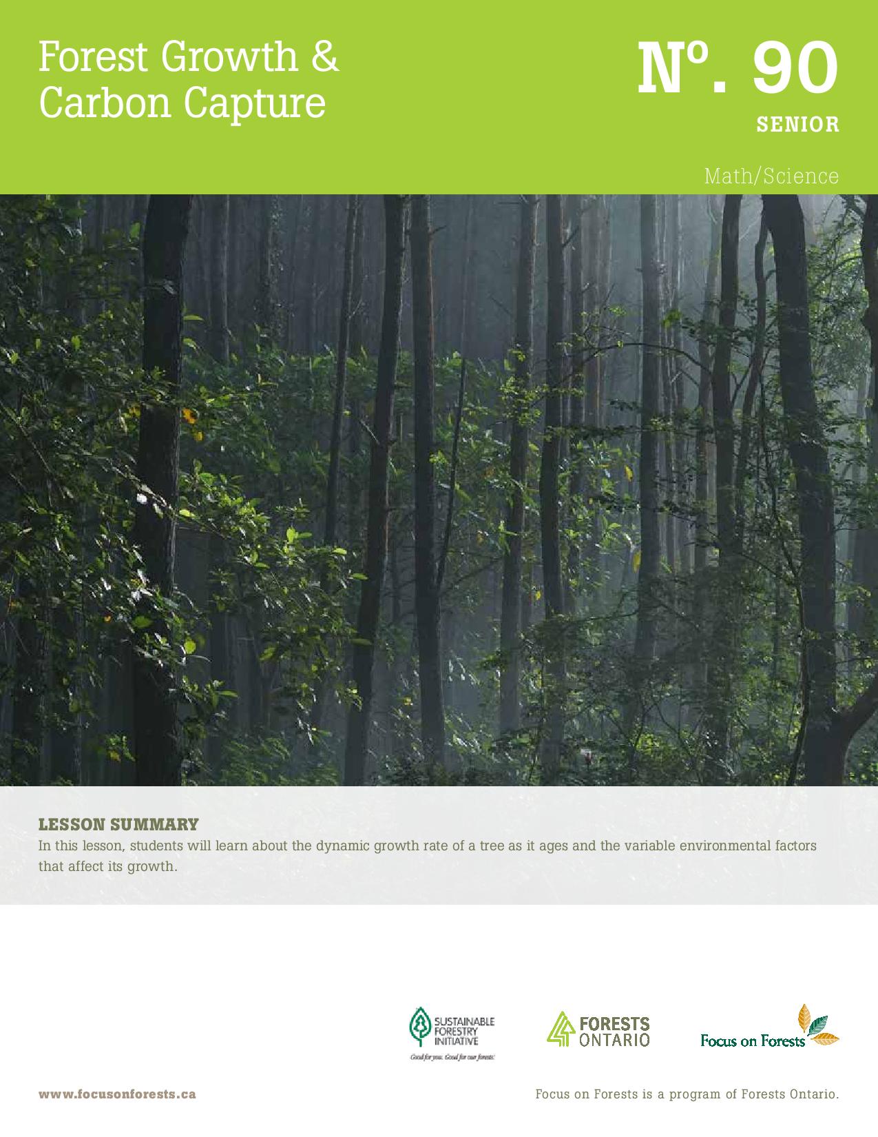 Forest Growth Carbon Capture Forests Canada