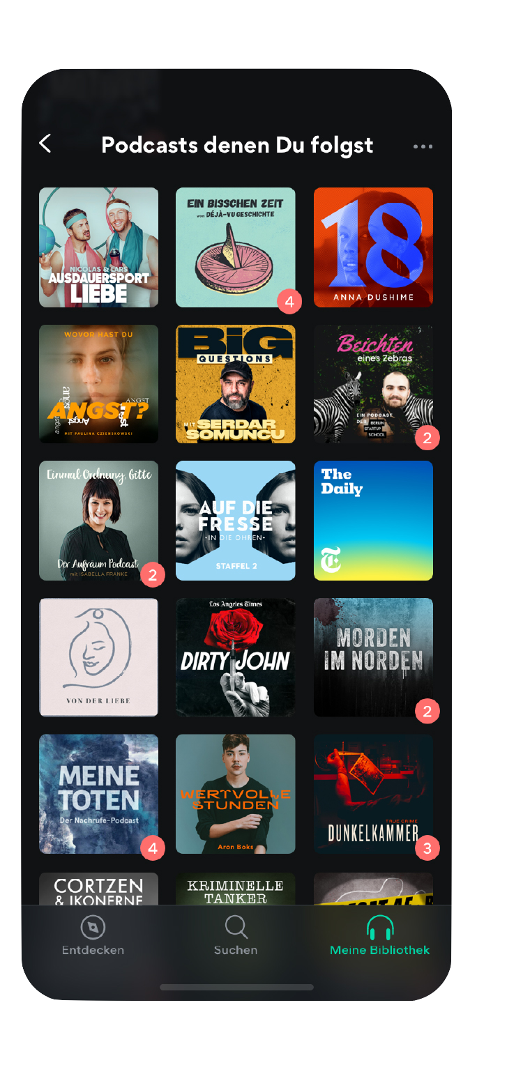 Podimo – Vores bedste app-features
