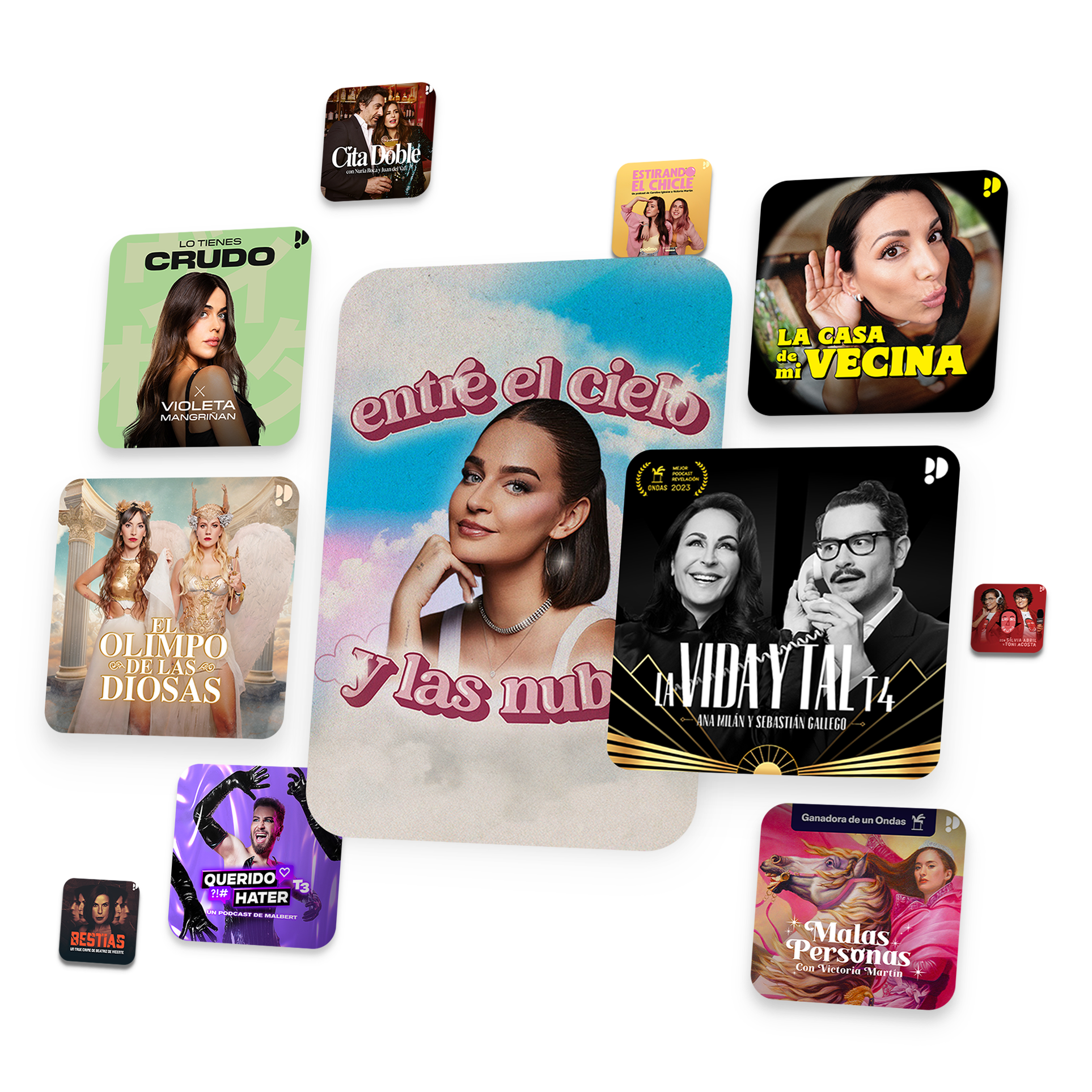 Pódcasts & audiolibros exclusivos de Podimo