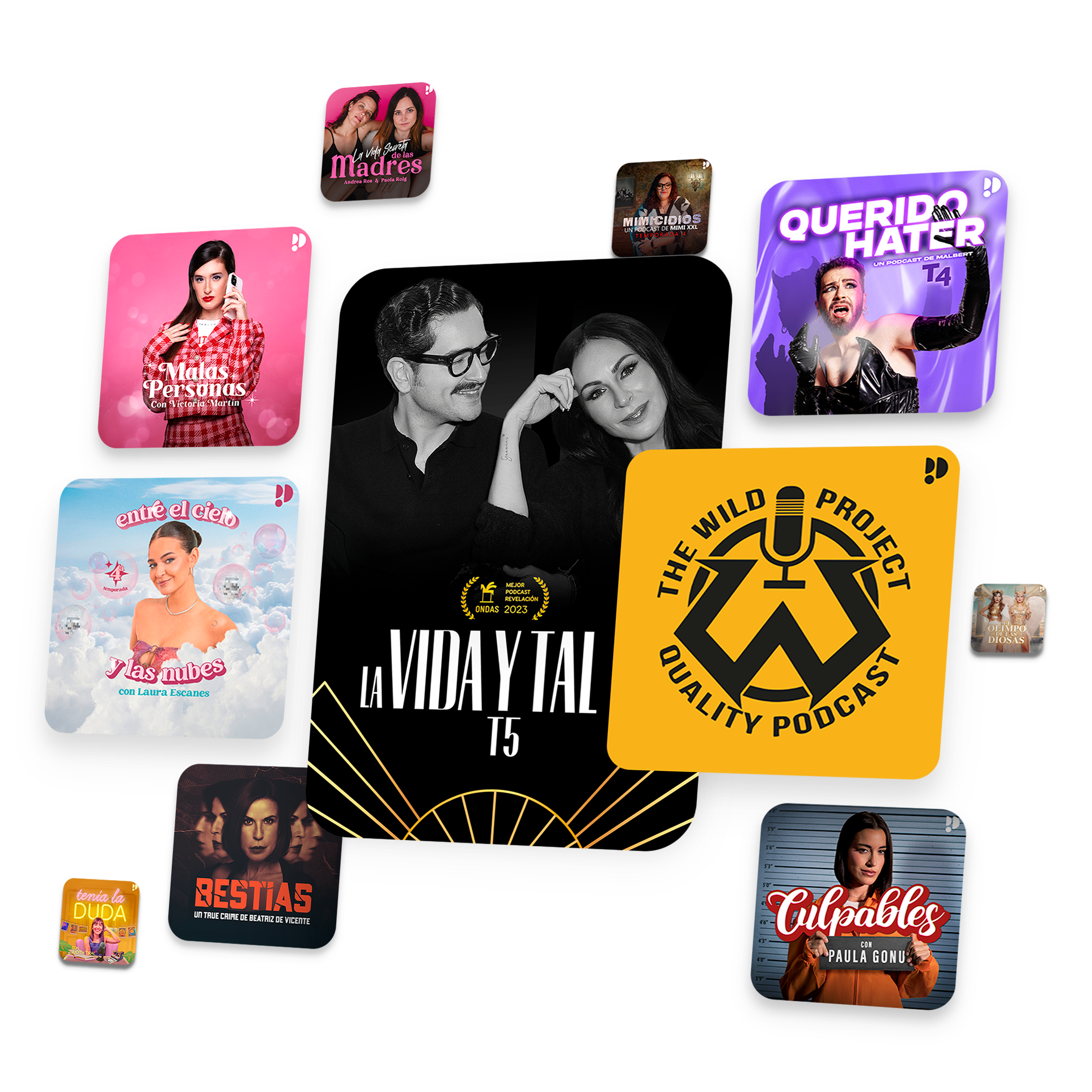 Pódcasts & audiolibros exclusivos de Podimo