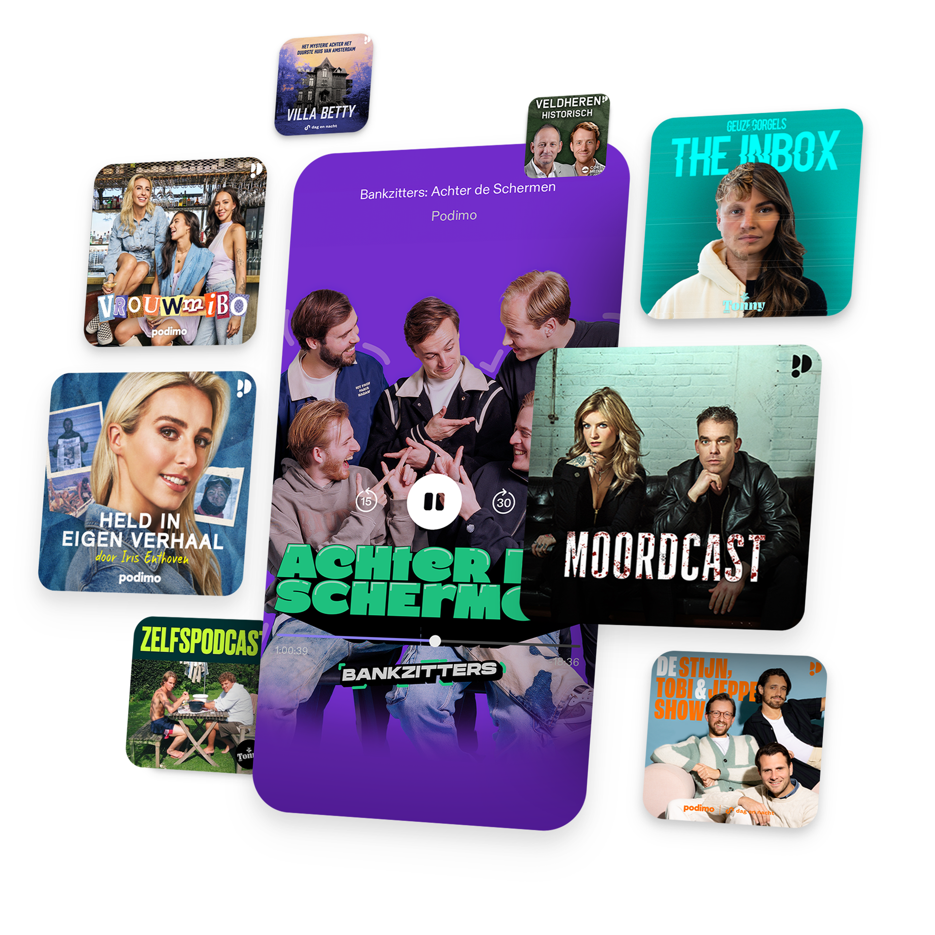 Podimo's exclusieve podcasts & luisterboeken