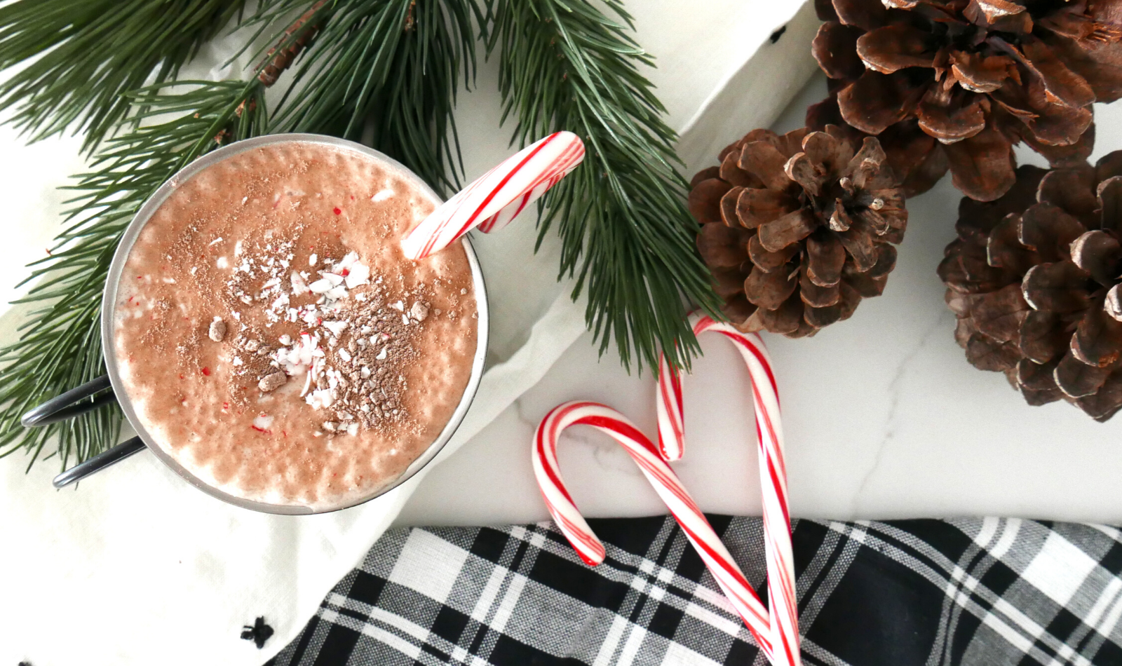 Chocolate Peppermint Protein Shake - Macrostax