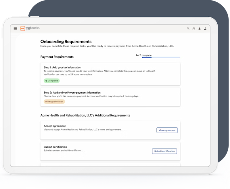 Independent Contractor Homepage | WorkMarket