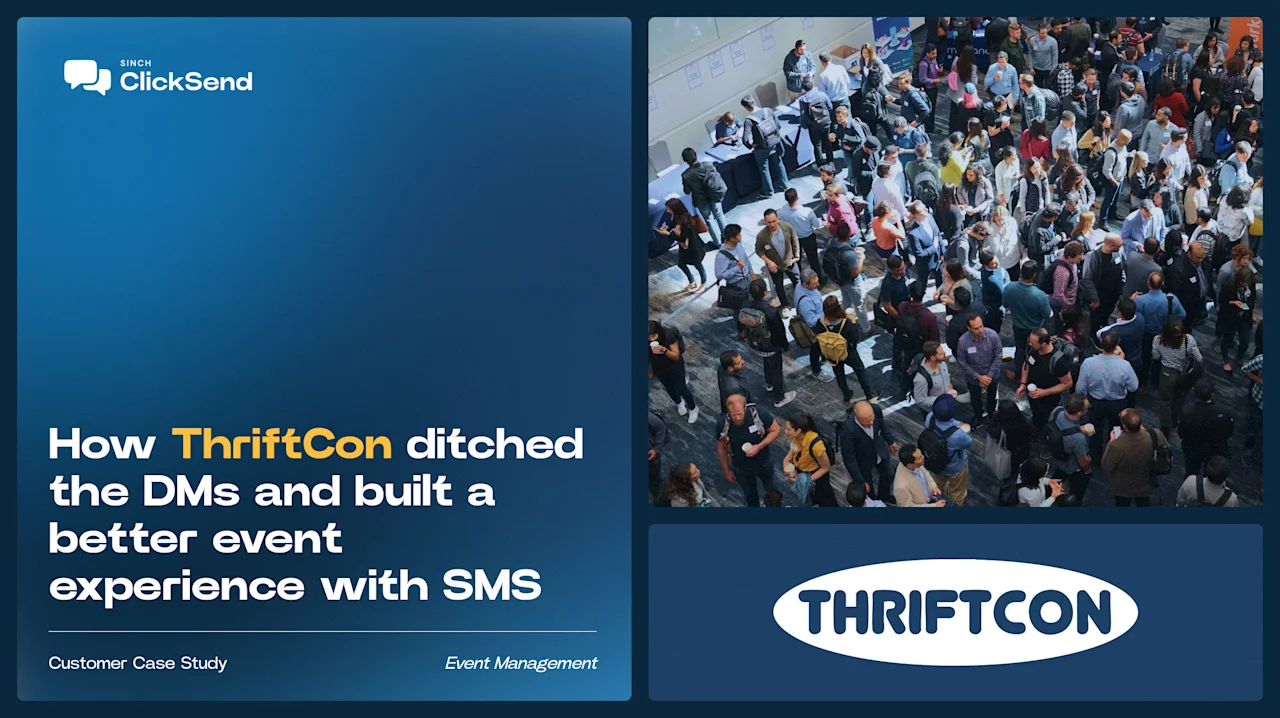 How ThriftCon built a better event experience with SMS – ClickSend