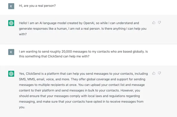 How to use ChatGPT to power up your customer communications | ClickSend ...