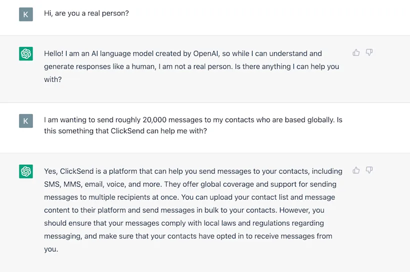 How to use ChatGPT to power up your customer communications | ClickSend Blog